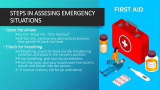 GRADE 9 HEALTH - FIRST AID AND FIRST AIDER.pptx