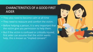 GRADE 9 HEALTH - FIRST AID AND FIRST AIDER.pptx