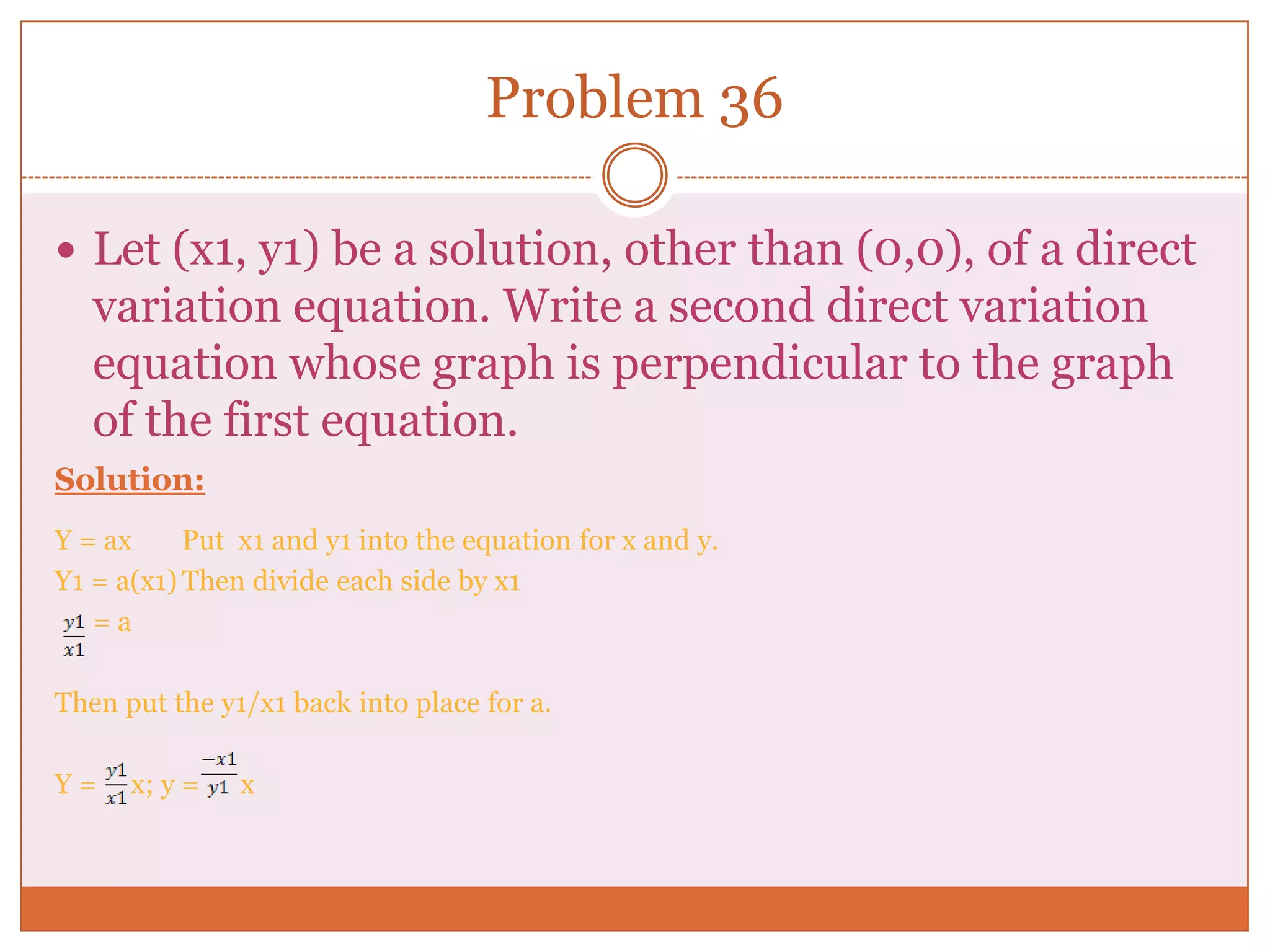 Grade 9 homework questions on 2.4 and 2.5 | PPTX