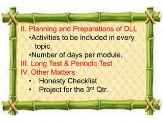 Grade 9 lac session activity | PPTX