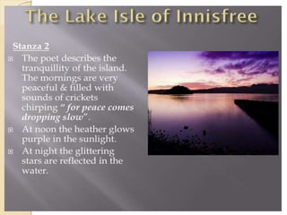 Grade 9 Lake Isle of Innisfree.pptx