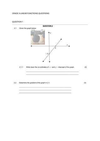 GRADE 9 LINEAR FUNCTIONS PRACTICE QUESTIONS.pdf