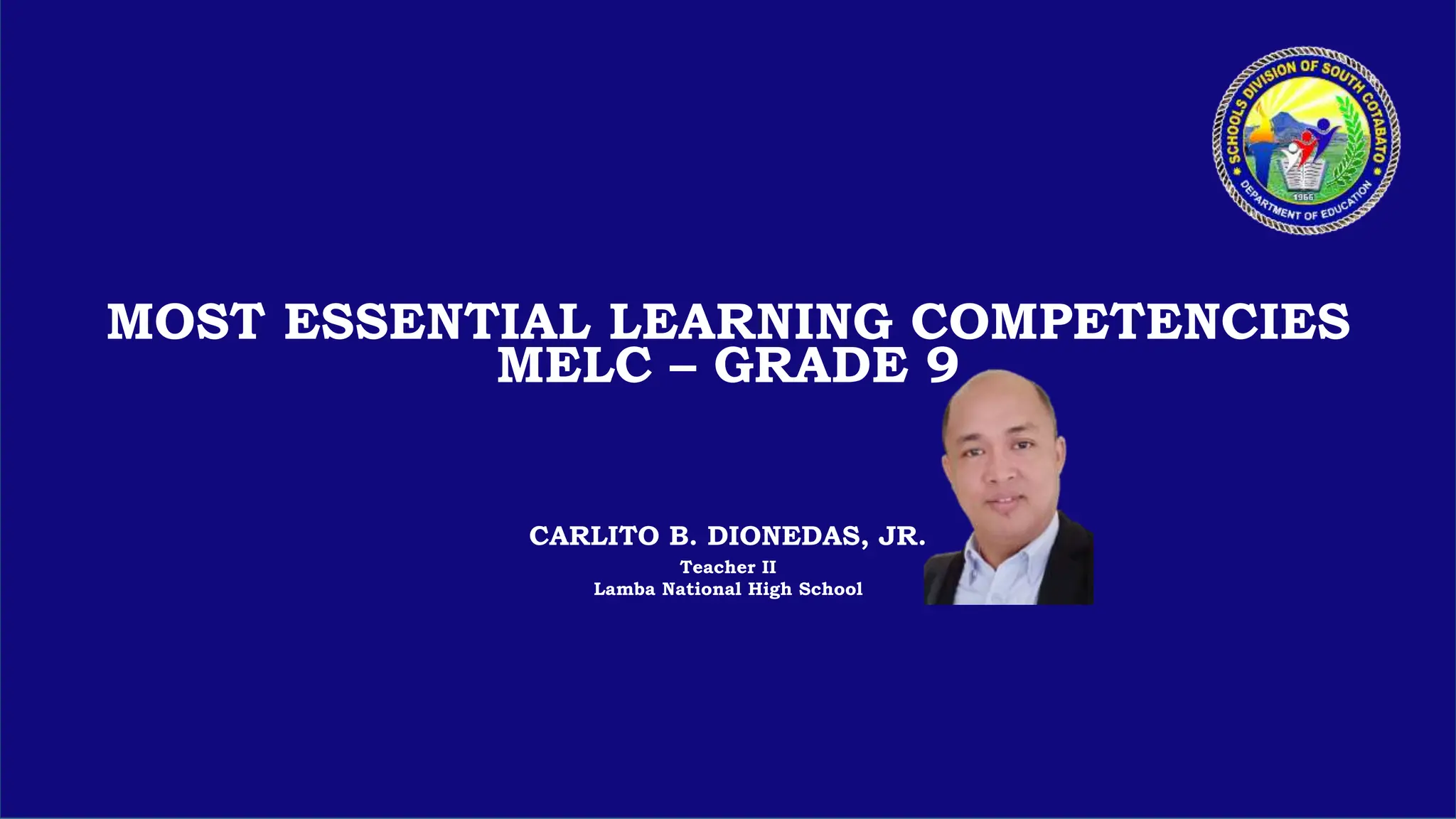 GRADE 9 MATH MELC .pptx