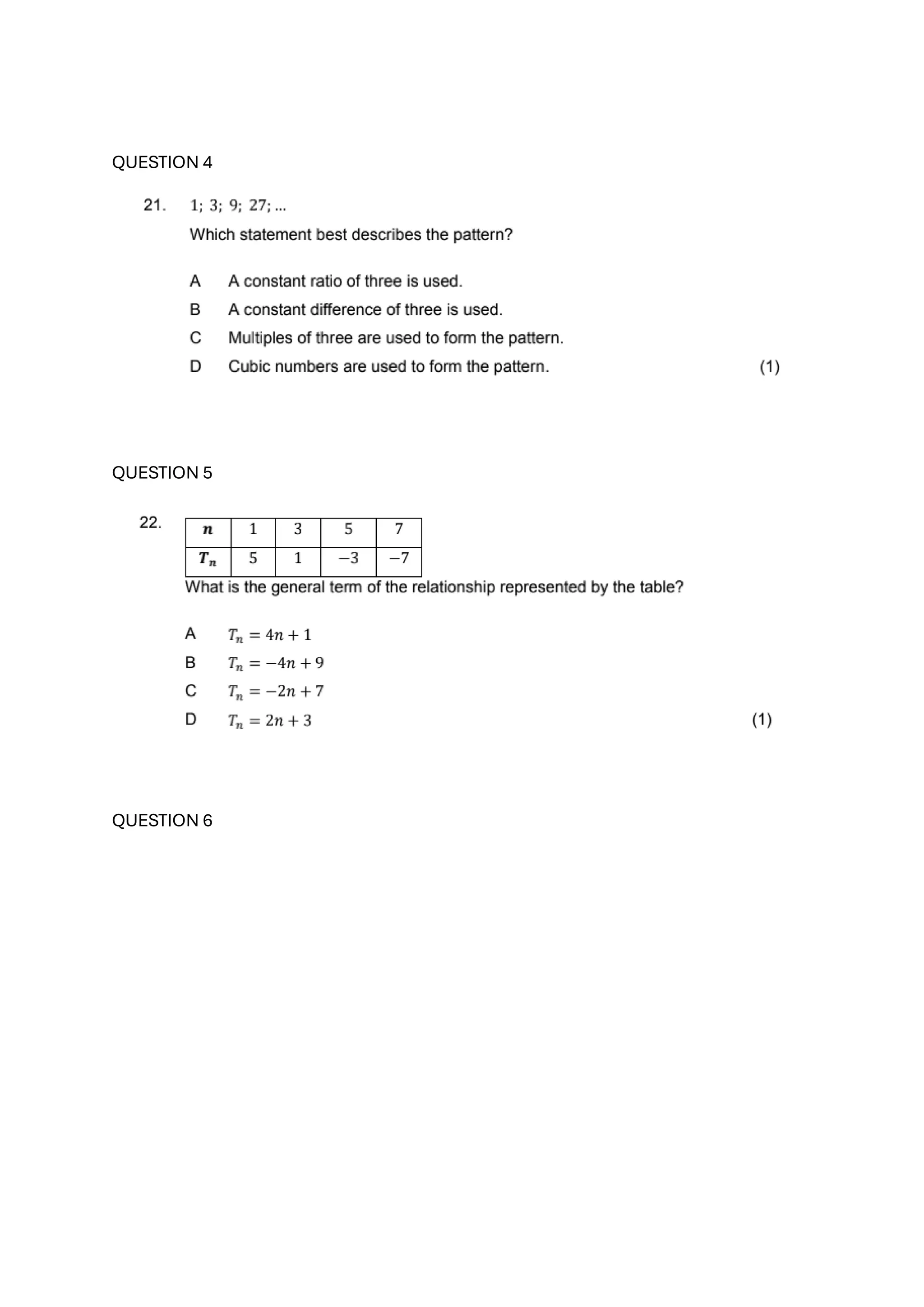 GRADE 9 MATHS NUMBER PATTERNS QUESTIONS.pdf