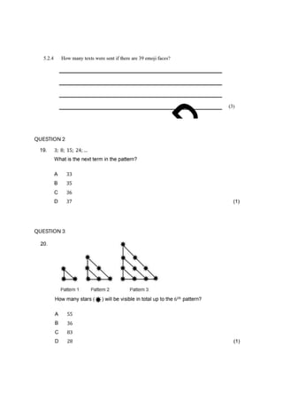 GRADE 9 MATHS NUMBER PATTERNS QUESTIONS.pdf