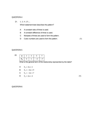 GRADE 9 MATHS NUMBER PATTERNS QUESTIONS.pdf