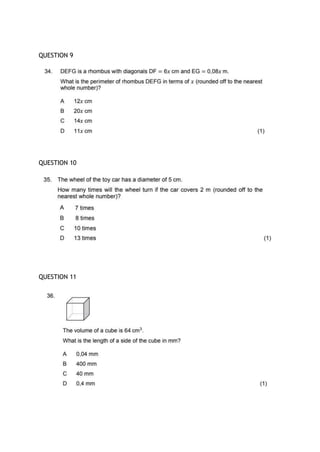 Grade 9 Paper 2 Perimeter, Surface Area and Volume Questions (1).pdf