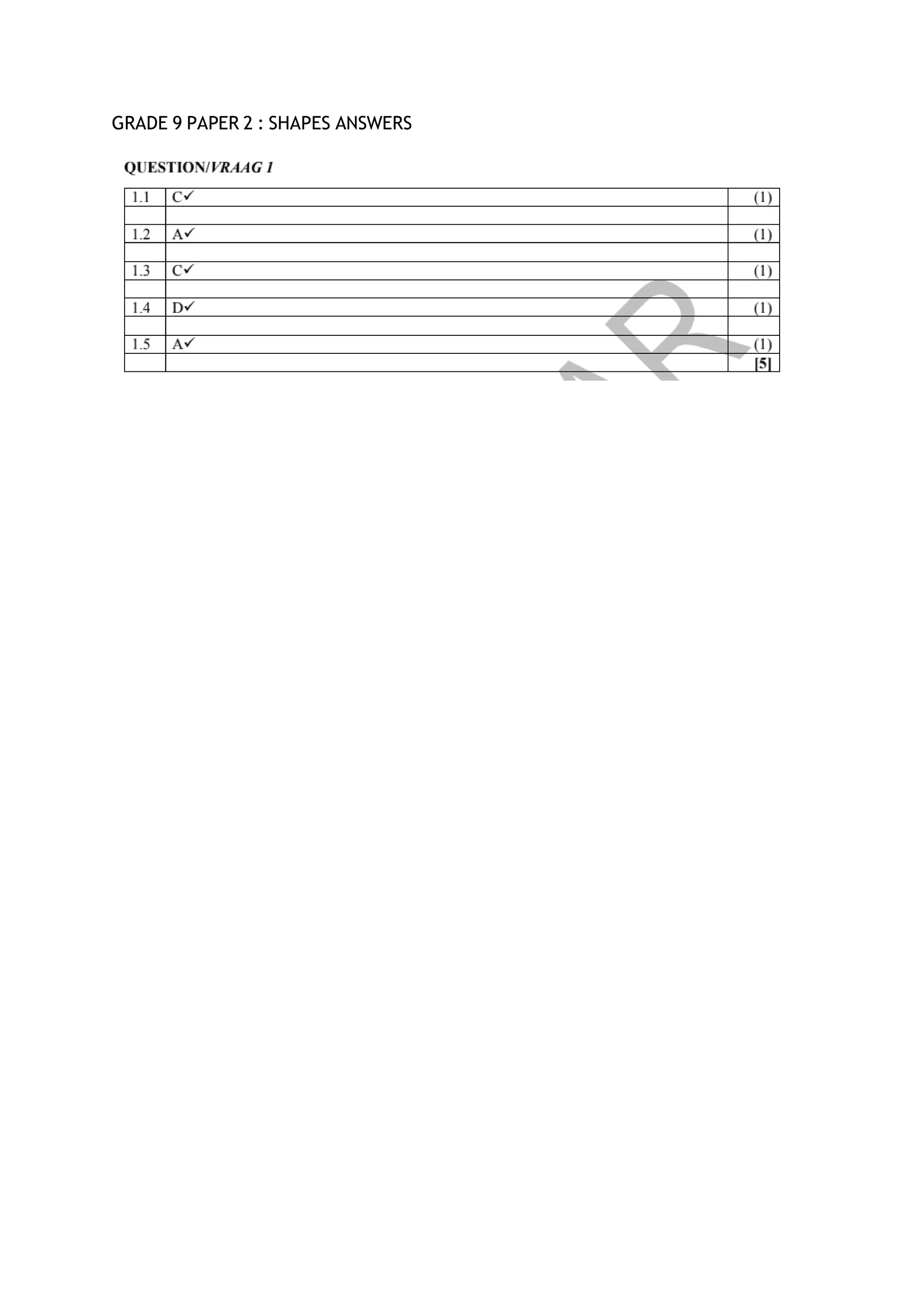 Grade 9 Paper 2 Shapes Answers for Practice Questions (1).pdf