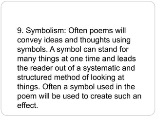 Grade 9 Poetry and its Basic Elements | PPTX