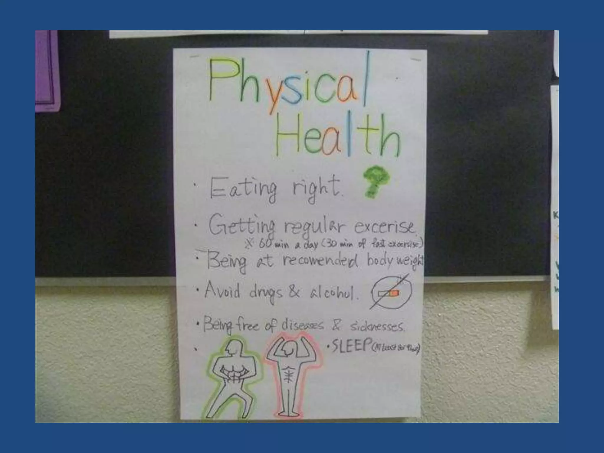 Grade 9 posters of 6 components of health ppt | PPTX