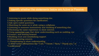 Judging the validity of the evidence listened to | PPTX