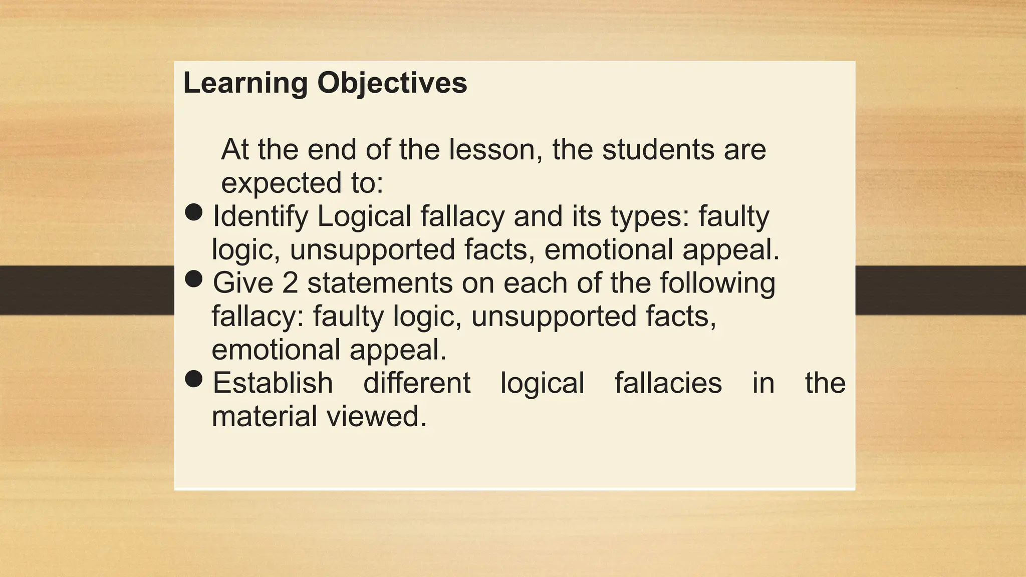 Grade 9 ppt Fallacy.pptxPOWERPOINT PRESENTATION | PPTX