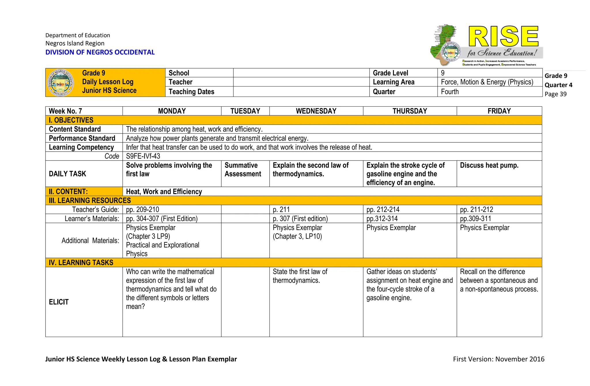 Grade 9 Quarter 4 Dll Grade 9 Quarter 4 DLL.pdf