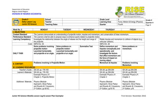 Grade 9 Quarter 4 Dll Grade 9 Quarter 4 DLL.pdf