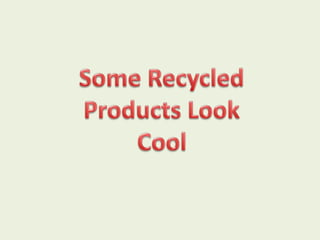 Grade 9 recycling project | PPTX