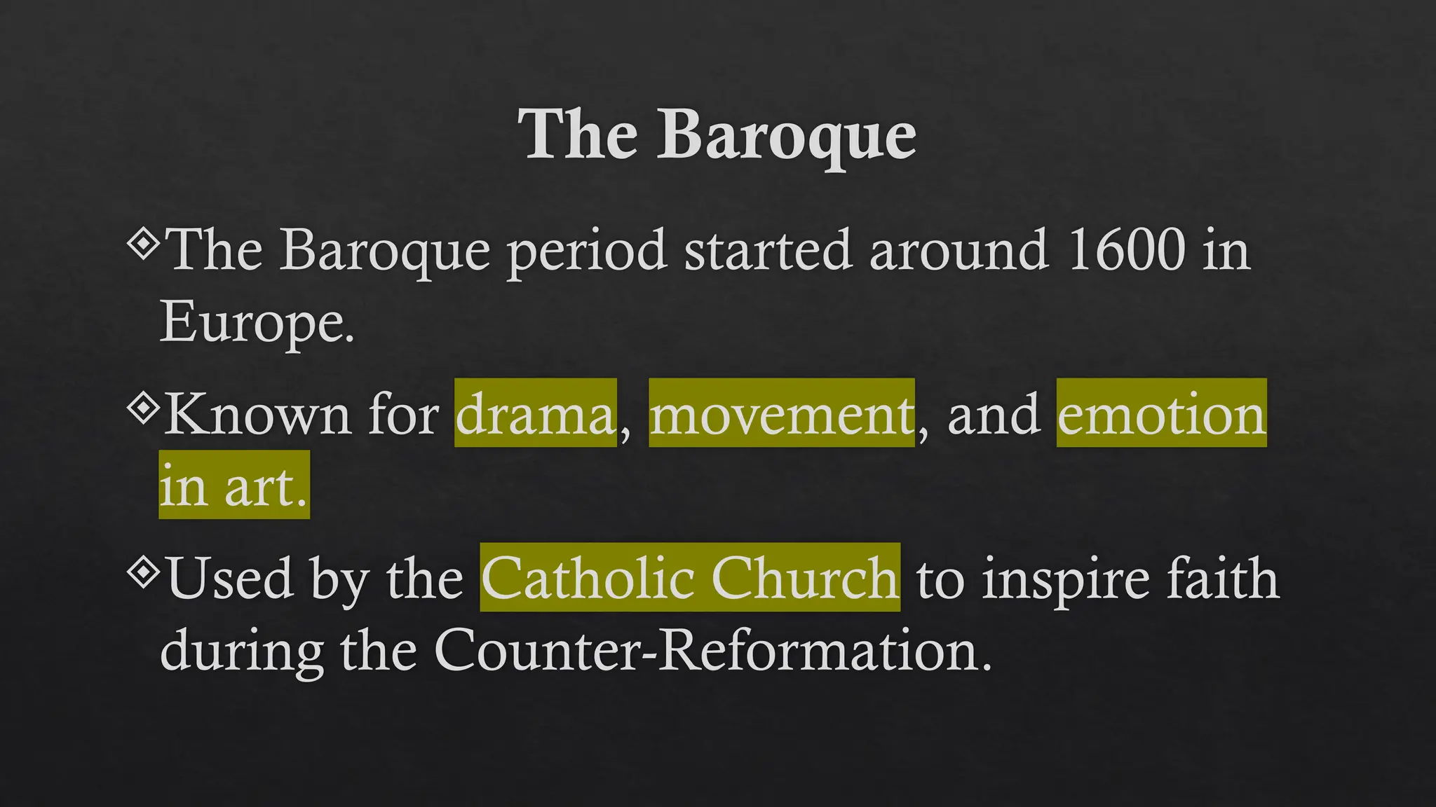 grade 9 renaissance and baroque lesson for grade 9 | PPTX