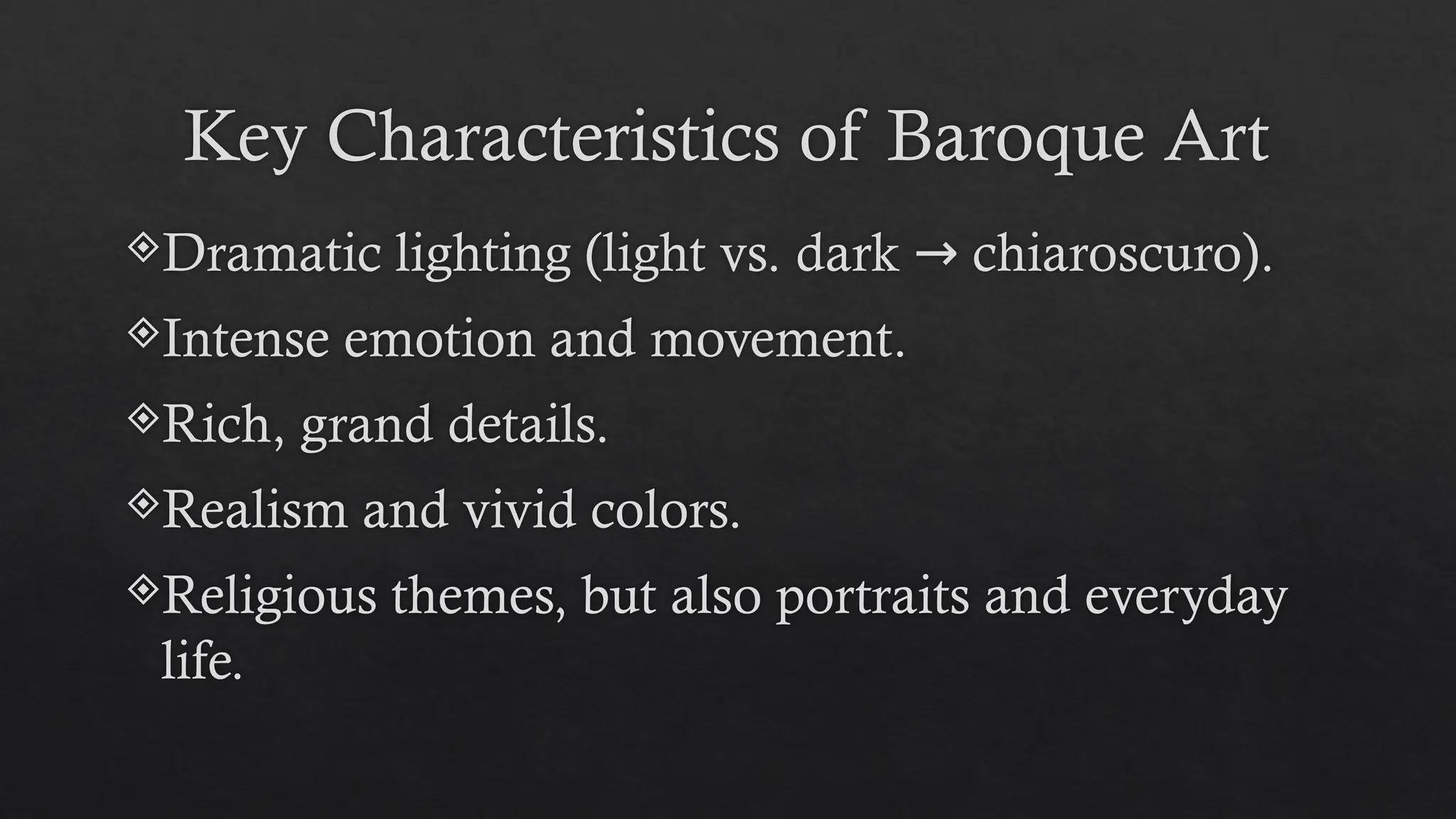 grade 9 renaissance and baroque lesson for grade 9 | PPTX