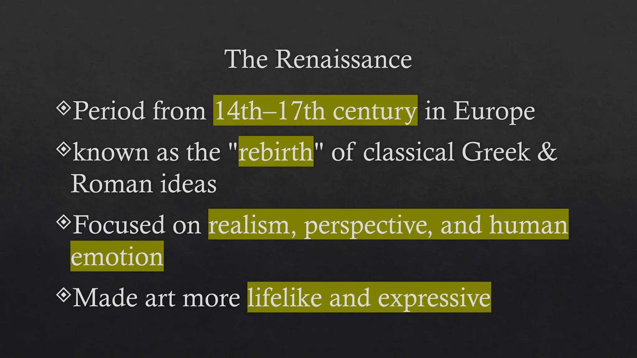 grade 9 renaissance and baroque lesson for grade 9 | PPTX