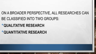 General Types of Research | PPTX