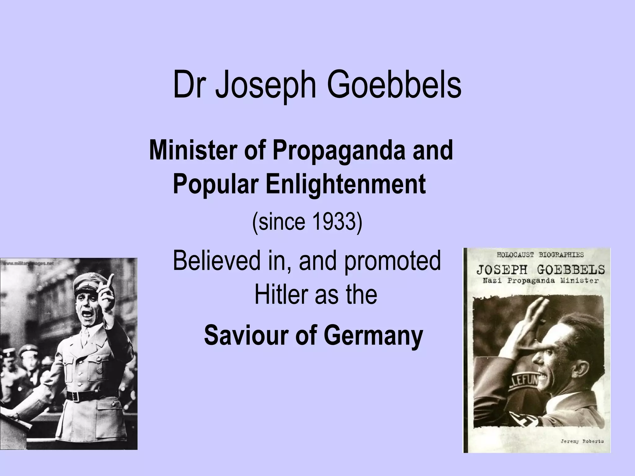 Grade 9 ss les 3 nazi propaganda 164 166 | PPT