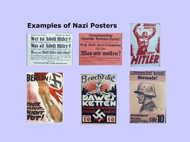 Grade 9 ss les 3 nazi propaganda 164 166 | PPT