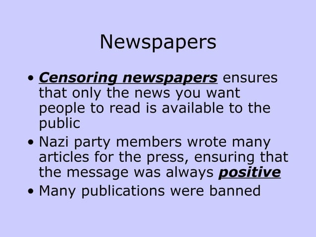 Grade 9 ss les 3 nazi propaganda 164 166 | PPT