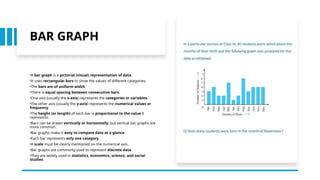 grade 9 Statistics mean median mode , bar graph | PPTX