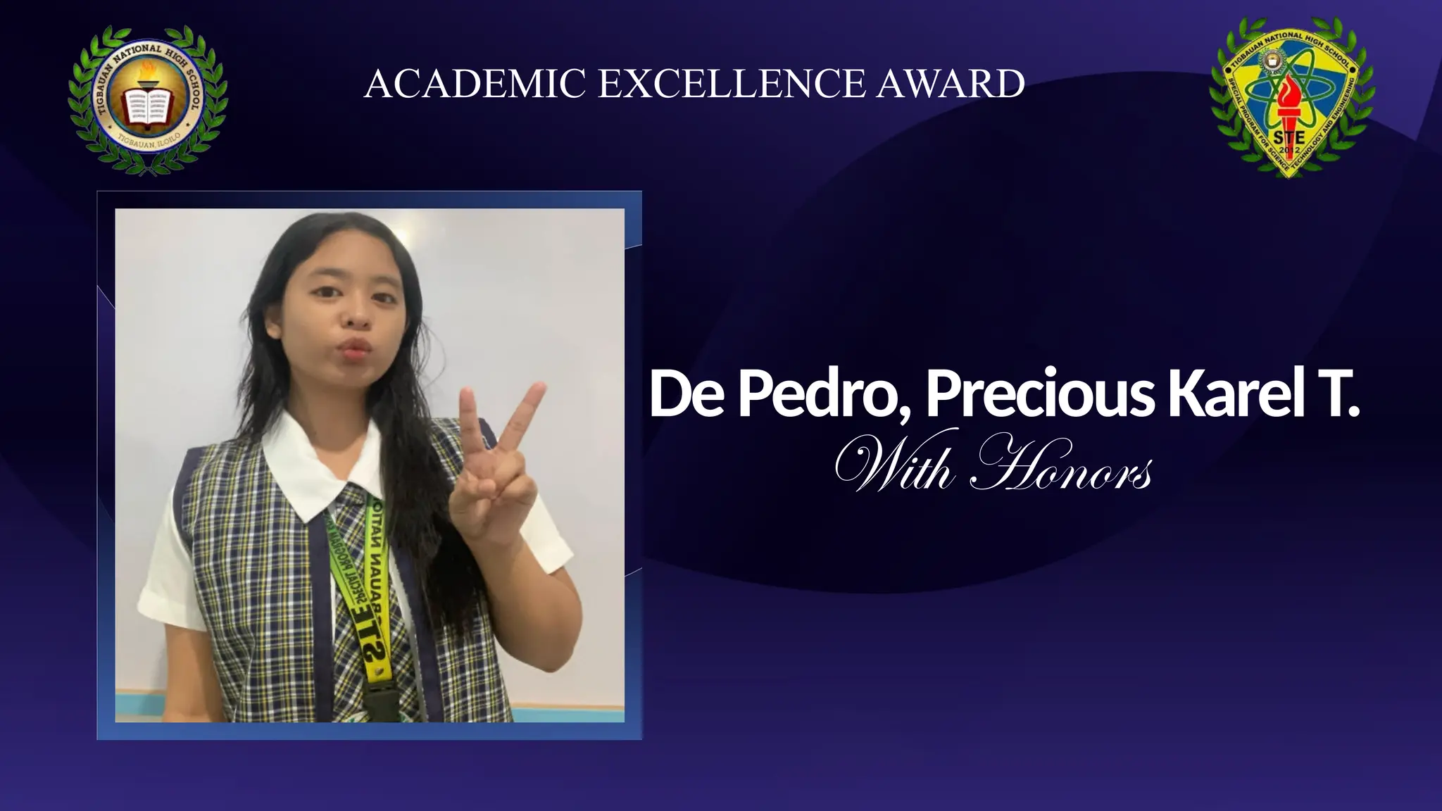 Sample PowerPoint presentation for academic excellence awardees.pptx