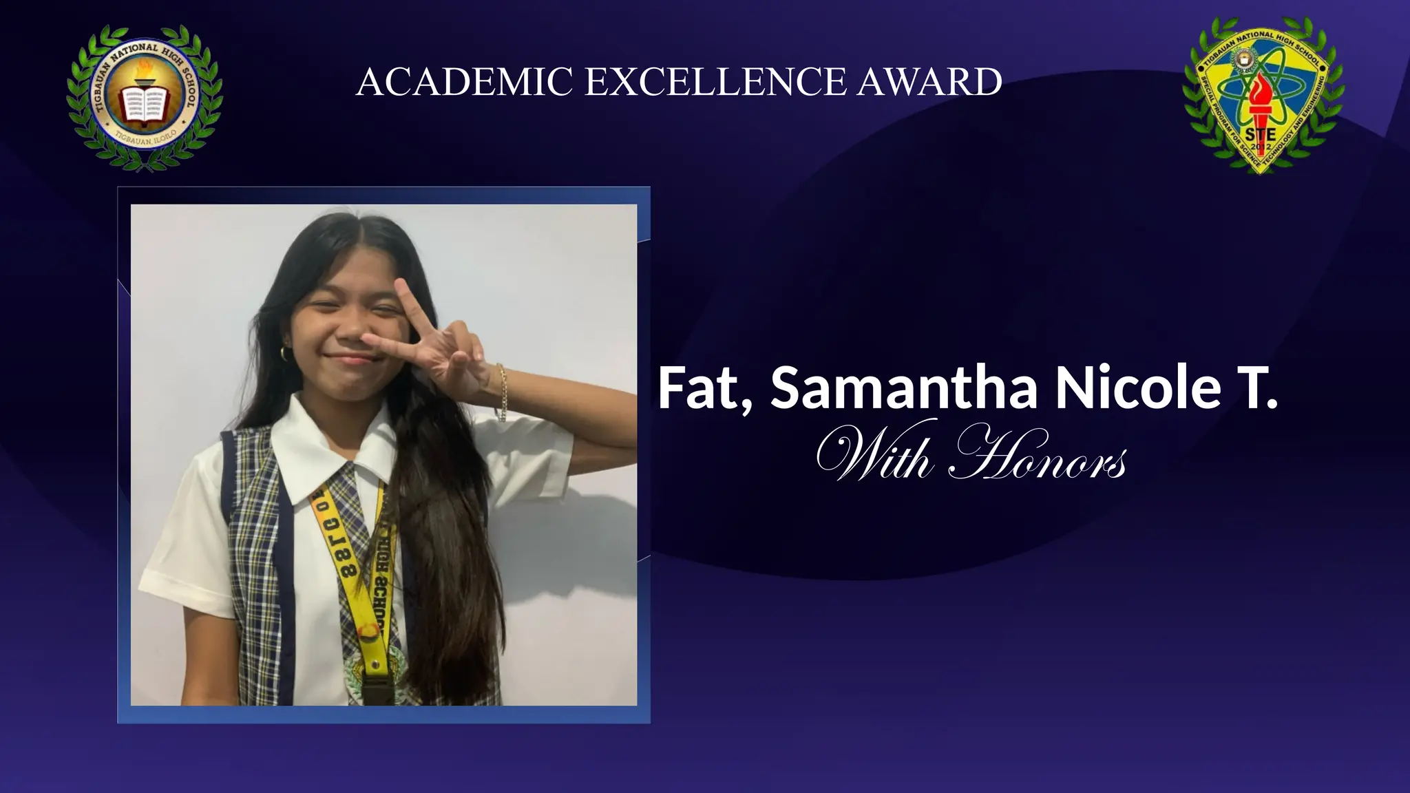 Sample PowerPoint presentation for academic excellence awardees.pptx