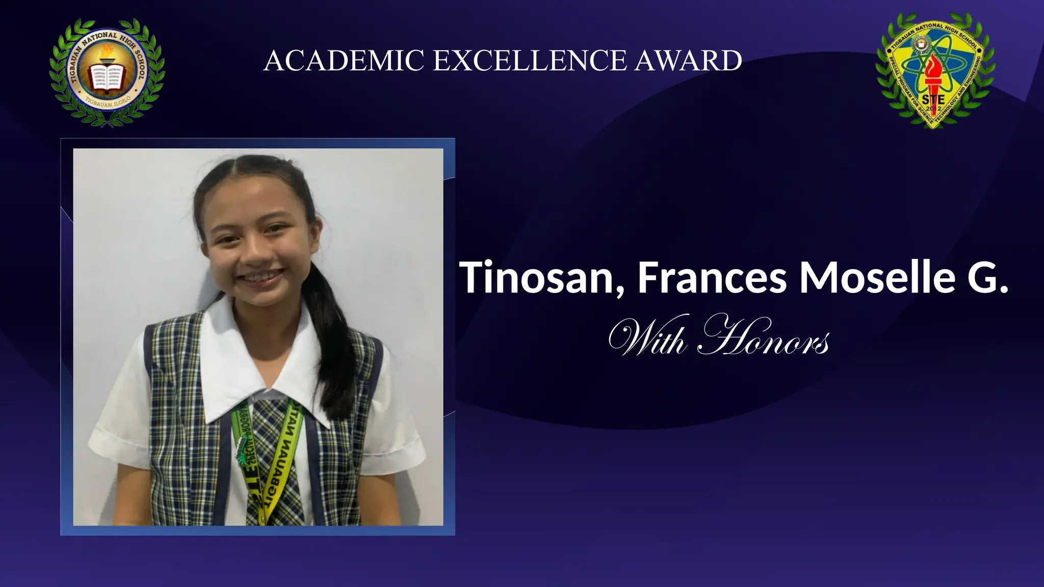 Sample PowerPoint presentation for academic excellence awardees.pptx