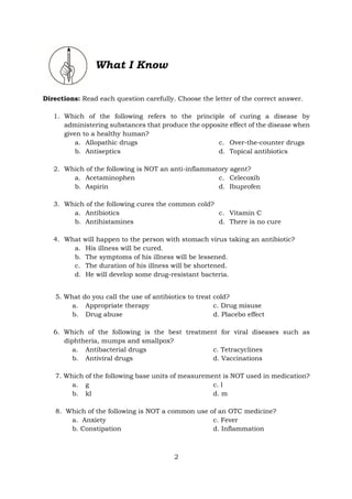 Grade9_STE_Con. Chem._Q4_Module 1_Wk1_ADM.pdf | Digestive Disorders | Diseases and Conditions