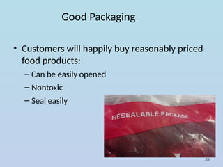 GRADE 9 TLE 4TH QUARTER TOPIC.pptx Food Packagings | PPTX