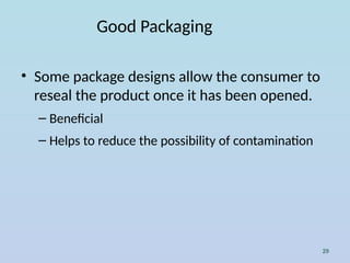GRADE 9 TLE 4TH QUARTER TOPIC.pptx Food Packagings | PPTX