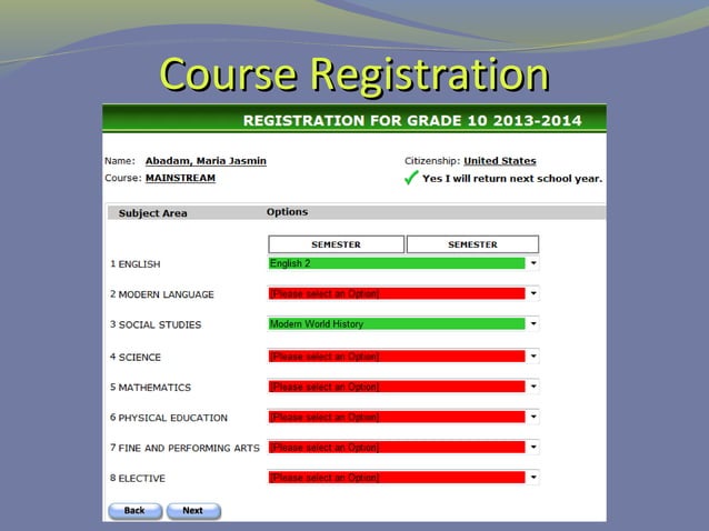 Grade 9 to 10 course selection info for students & parents 2014 2015 | PPT