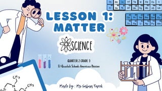 Presentation for matter atomic structure | PDF