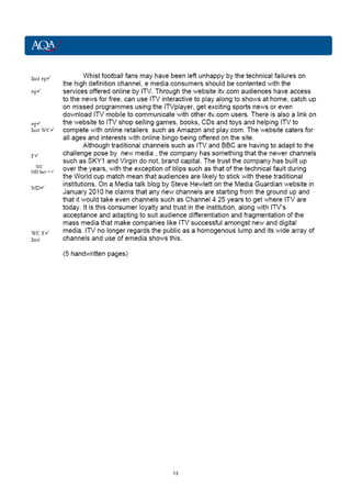 Grade a exemplar answer | PDF