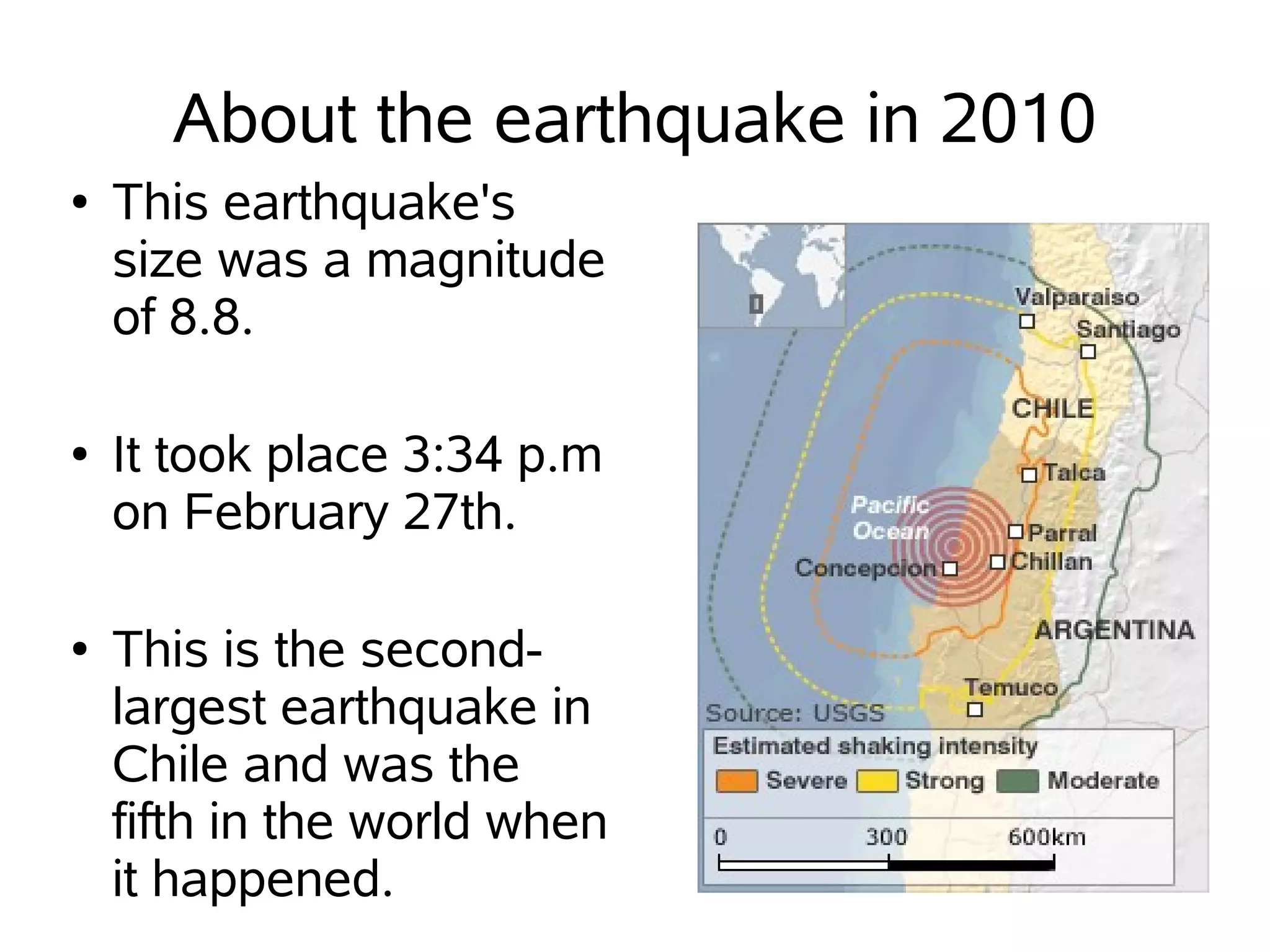 Chile's earthquake in 2010 | PDF