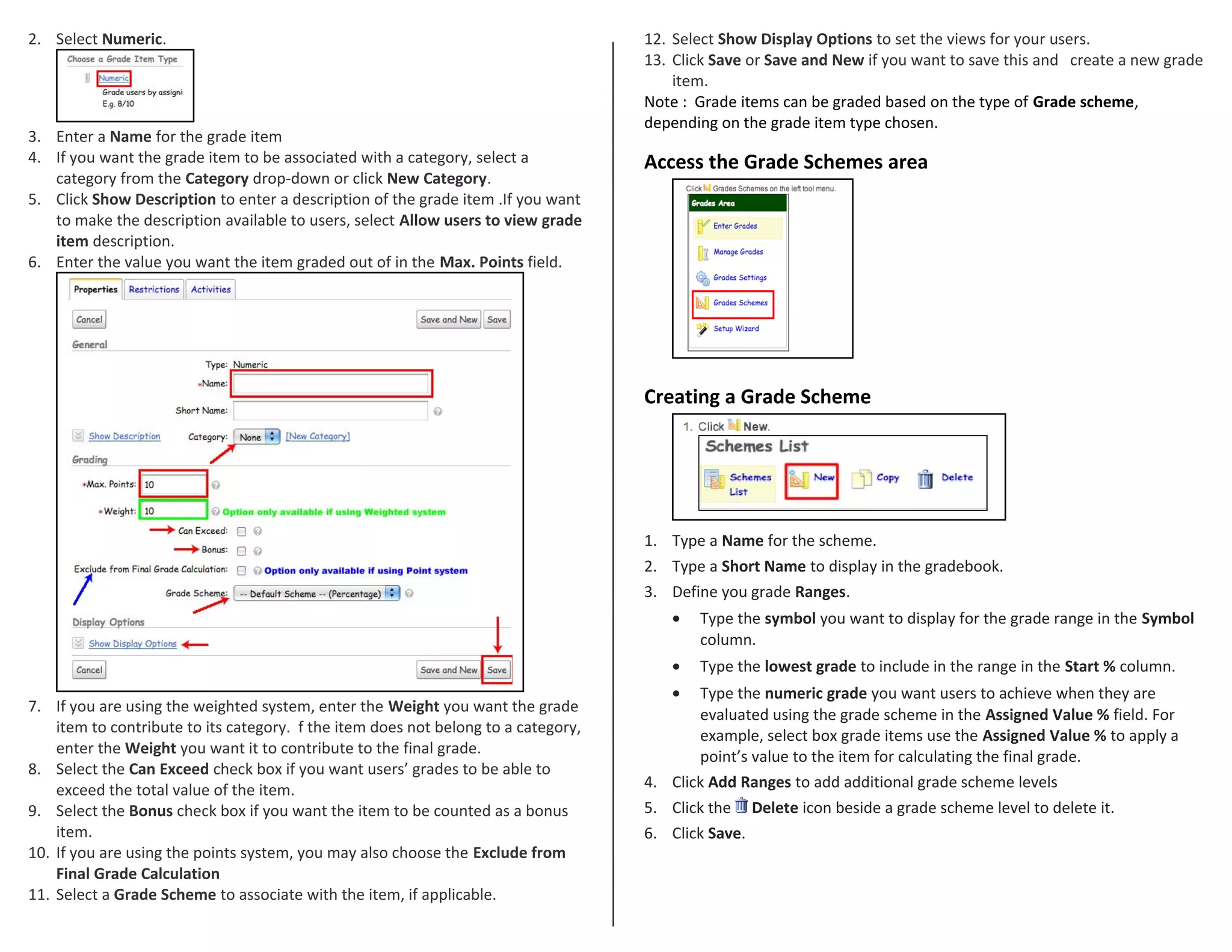Grade book Guideline | DOC