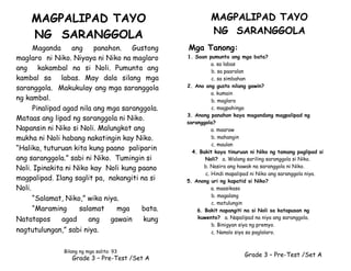GRADED PASSAGESSET A- PRE TEST eng n fil - Copy.pdf