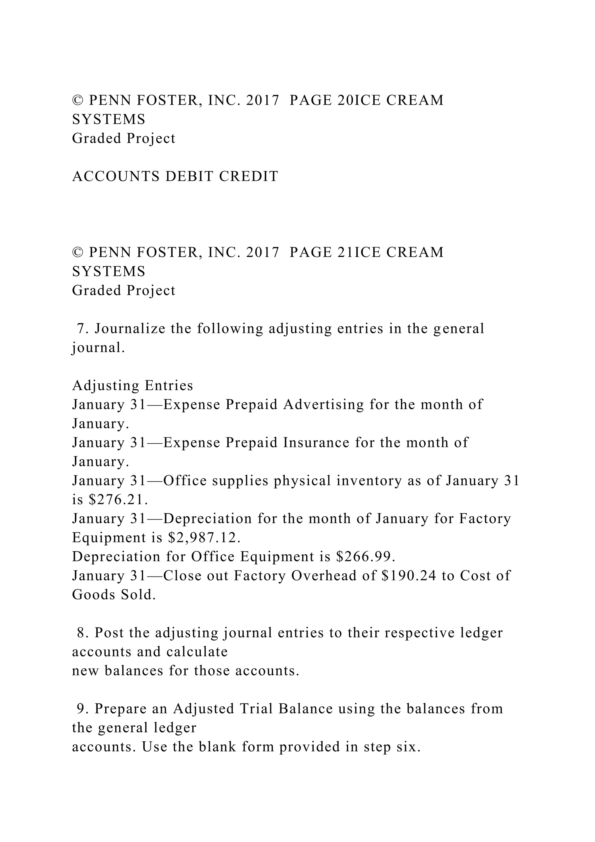 Graded ProjectIce Cream Systems© PENN FOSTER, INC..docx