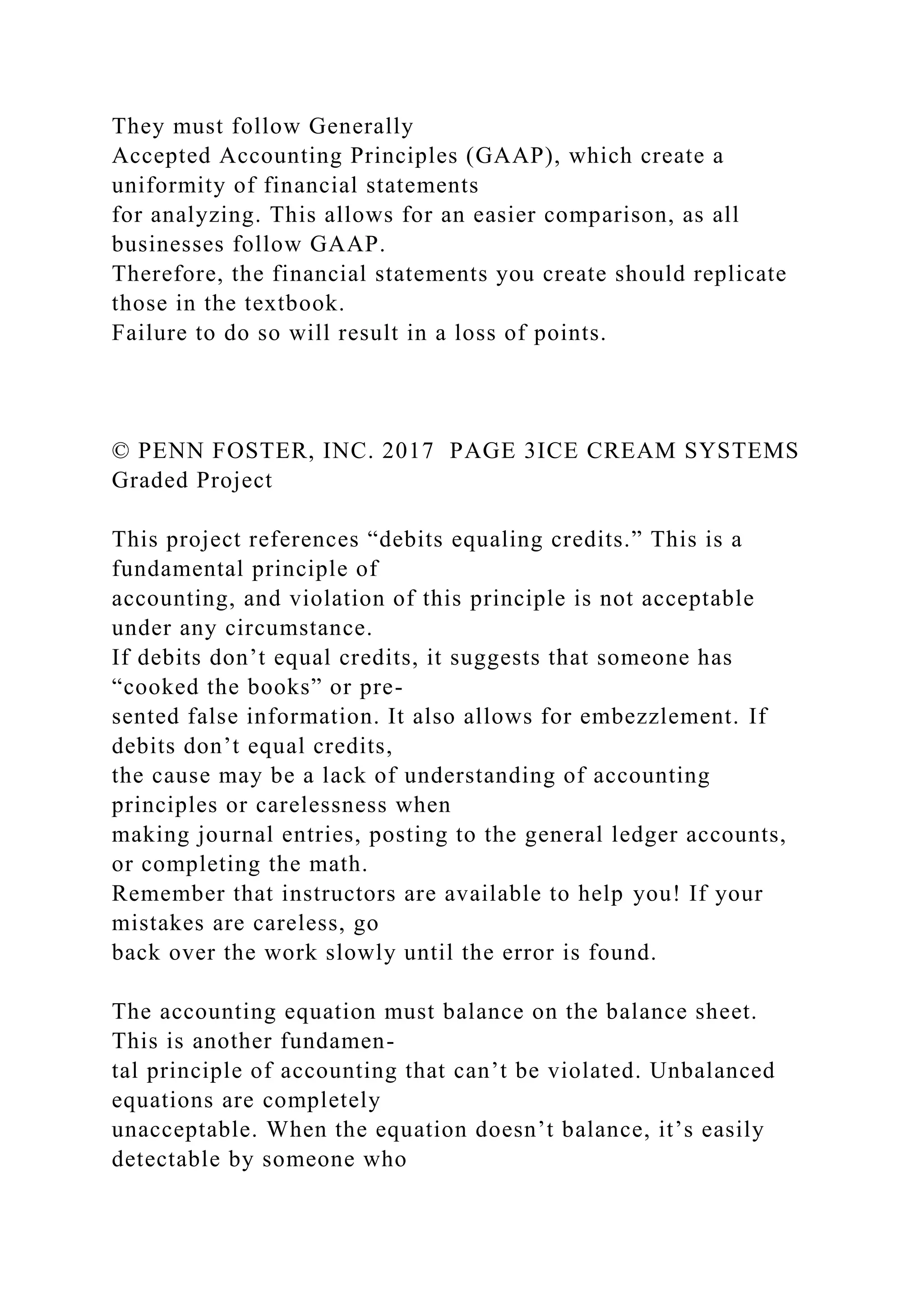 Graded ProjectIce Cream Systems© PENN FOSTER, INC..docx