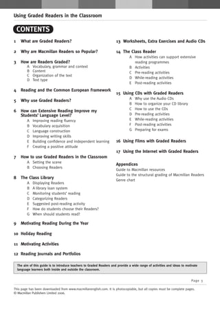 Graded readers in the classroom | PDF