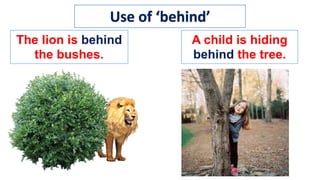 Grade ii prepositions | PPTX
