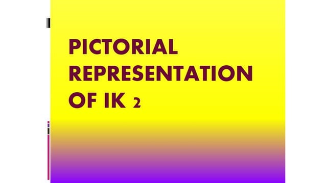 Grade IK 2 Pictorial Representation | PPT