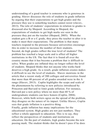 Grade Inflation A blessing or a curseNowadays.docx