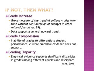 Grade inflation | PPTX