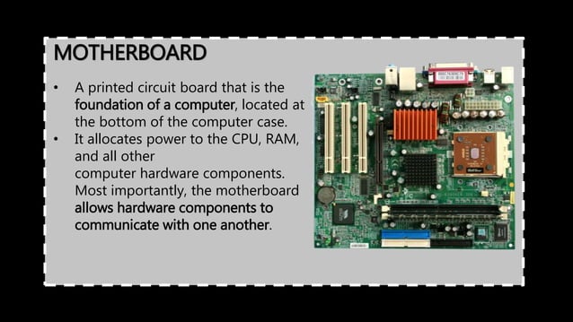 Parts of System Unit | PPTX