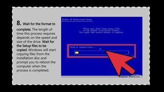 Format, Partition, Install OS | PPTX