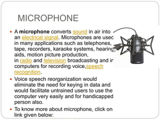 Grade ix input and output devices | PPTX