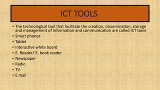 Grade IX CBSE Unit 3 ICT Skills.pptx Information and Communication ...